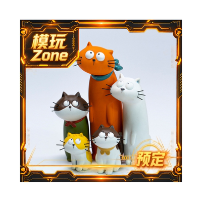 全款预定HEADCREST Lookie Cats 探头喵星团 猫手办摆件礼物