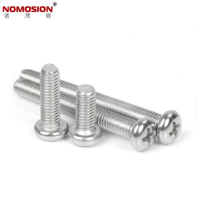 304不锈钢粗牙美制十字槽圆头螺丝2# 4# 6# 8# 10#ANSIB18.6.3P