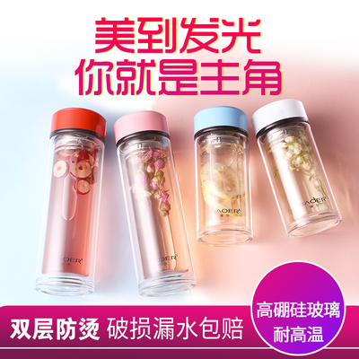 耐高温保尔高硼硅双层玻璃杯