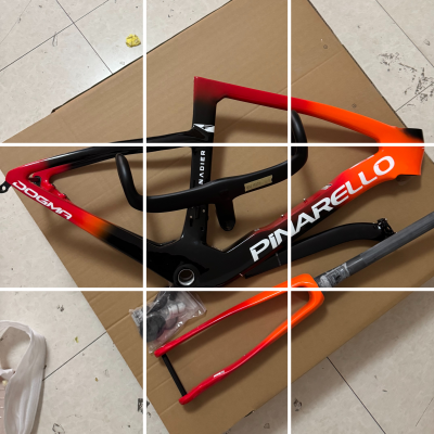 皮娜碳纤维公路车架定制整车