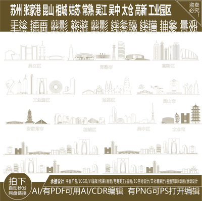 苏州张家港昆山相城市姑苏常熟吴江吴中太仓建筑高新工业园区素材