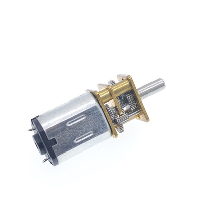 GA12-N20减速马达 智能小车3V6V12V微型直流齿轮减速电机低速电机