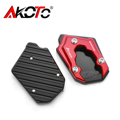 适用春风a800NK改装铝合金边撑垫 加宽侧踢侧撑支架脚撑加大座配