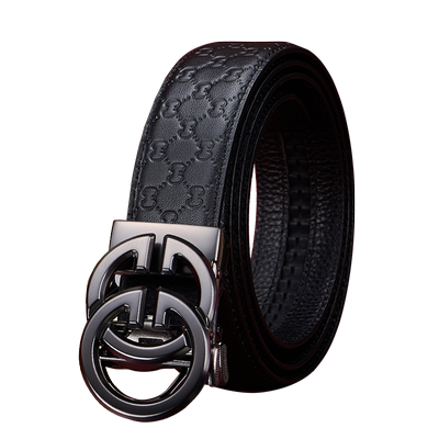 节日送男朋友高档正品牛皮皮带