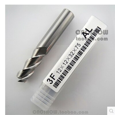 硬质合金立铣刀 CARBIDE END MILLS 3F-12*12U*32*75 铝用
