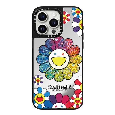 DODOCASE村上隆太阳花联名适用于iPhone17ProMax手机壳苹果16Pro艺术家明星同款可爱卡通15磁吸14/13防摔11硬