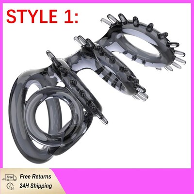 Silicone Penis Ring Adult MeAn Ejaculation Delay Dick Cock