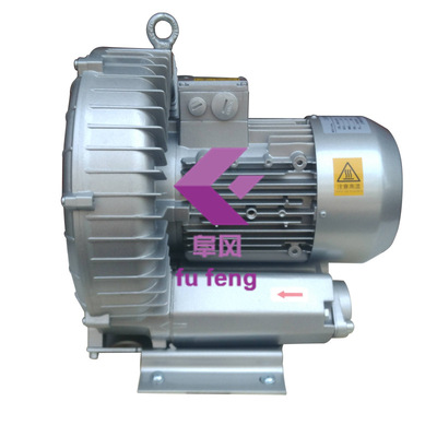 4kw旋涡式高压气泵 流量318m3/h压力-290mbar36kpa 漩涡鼓风机