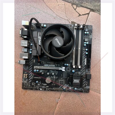 拆机 微星B350M+BAZOOKA主板,正常,