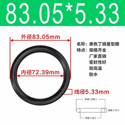 星型圈X型圈内69.22/72.39/75.57/78.74/81.92/85.09/88.27*5.33