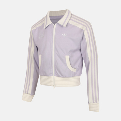 adidas阿迪达斯三叶草女大童JG KN TT运动健身夹克外套KX7613