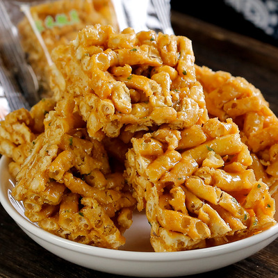 家禾徽月老式沙琪玛硬脆莲子酥琪玛酥萨其马糕点怀旧小零食小吃