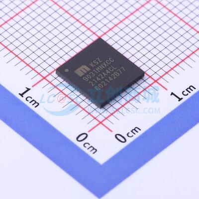 以太网收发器 KSZ9031MNXCC QFN-64-EP(8x8) 原装 电子元器件配单