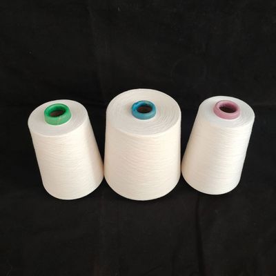 紧密纱线ls/c88/1220支30支两股白色混纺纺优质有机再生棉纱