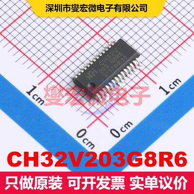 CH32V203G8R6 QSOP-28 微控制器 嵌入式 集成芯片IC