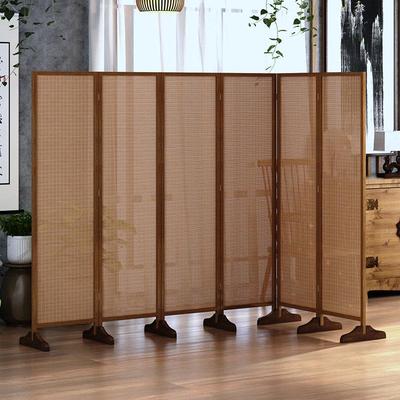 屏风隔断折屏客厅简易屏风做旧复古民俗茶室书房中式屏风隔断遮挡