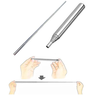 新品Blow Fire Tube Moutht Blowpipe Collapsible High Effectiv