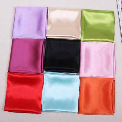 极速60cm Candy Colors Women Silk Scarf FashioQn Silk Shawl H