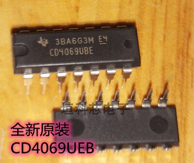 CD4069UBE六反相器逻辑芯片原装