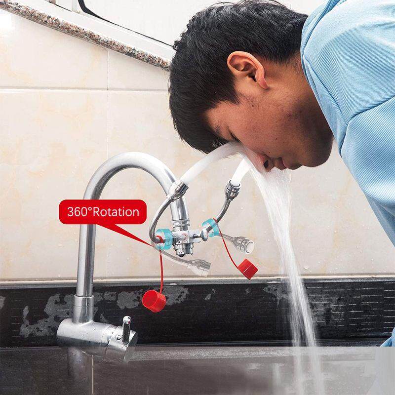 水嘴式洗眼器 医院 家用 学校 验厂 鑫广恒牌 连接水龙头式洗眼器