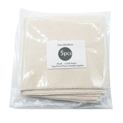 5pcs Monks Cloth Seqwing Punch Needle DIY Embroidery Needlew