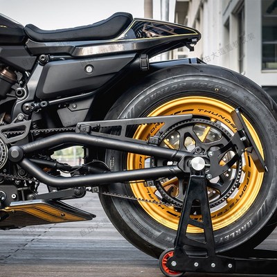 Thunderbike适用于哈雷SS改传动带保护罩 RQH1250S用链条壳