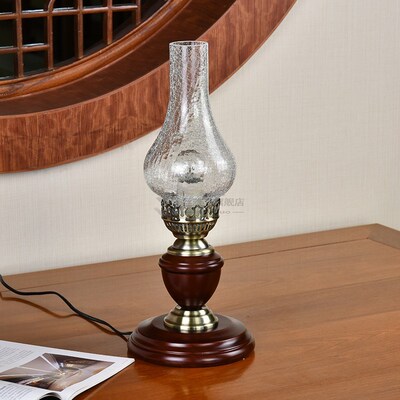 Vintage Table Lamp American Style FRetro LED Lighting Fixtur