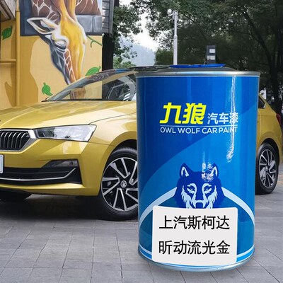 九狼汽车漆上成汽斯柯品达漆速派圣像灰罗L曼紫廊柱白昕动流光金