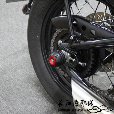 适用山叶TMAX560 530 DX SX改装前后轮防摔球铝X合金保护块配件