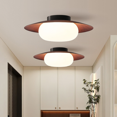 箭牌过道灯原木风走廊阳台灯简约