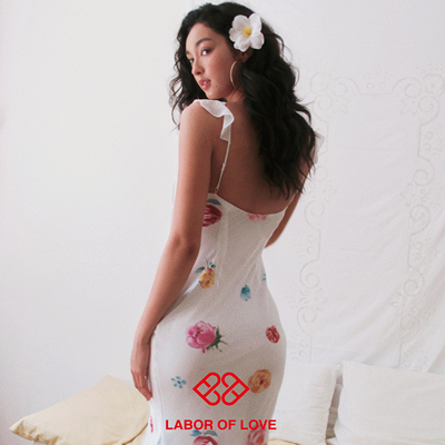 LaborofLove浪漫度假吊带裙