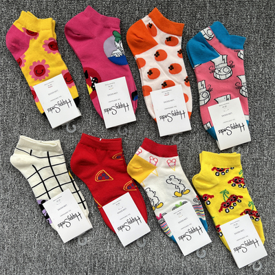 happysocks女士纯棉短袜