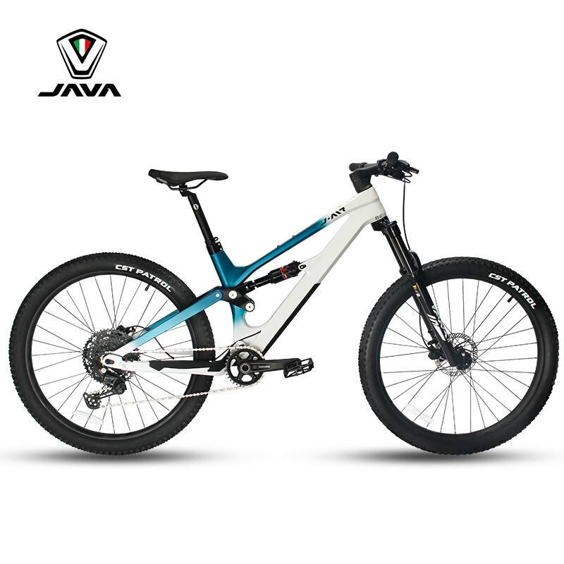JAVA软尾山地车碳纤维12变速碟刹自行车林道赛车佳沃SALTAFOSSI详_虎窝淘