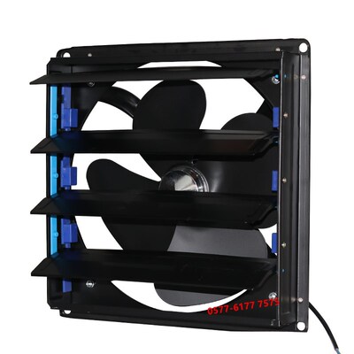 220V方形百叶窗换气扇FBD35-4 FTA-G35 350mm工业排风排气扇14寸
