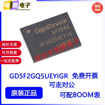 GD5F2GQ5UEYIGR WSON-8 2Gb SLC NAND闪存芯片 全新原装