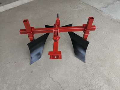 手扶拖拉机配套起垄犁,双行开沟犁起垄犁开沟器机,起垄器施肥犁