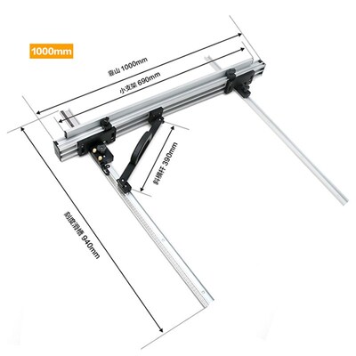 Table Saw Fence System  for WoodworkiIng Circular Saw DIY To