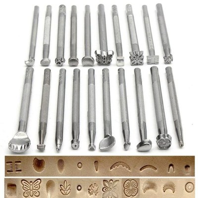 25Pcs Stainless Steel LeatherA Working SaddleMaking Tools Ca