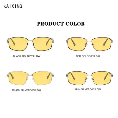 KAIXING 2020 New Polarized Dzriving Glasses Yellow Lenses Me