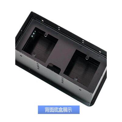 弗派铝合金桌面插座多功能线盒毛刷多媒体电源网络面板D型地插座