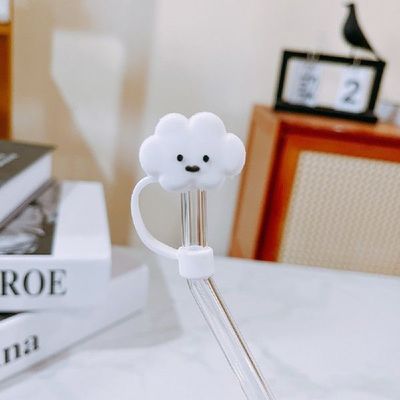 极速Sialicone Straw Lid Reusable Straws 5 X 5 X 2cm Dustproo