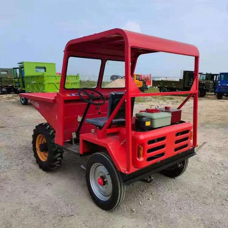 工地混泥土砂石运输车 小型工程机械液压翻斗车 四轮柴油蹦蹦车