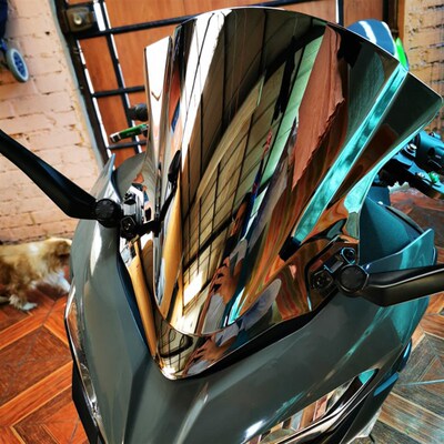 适用于川崎c400挡风 EX400 EX250 18-19年 前挡风玻璃 前风挡玻璃