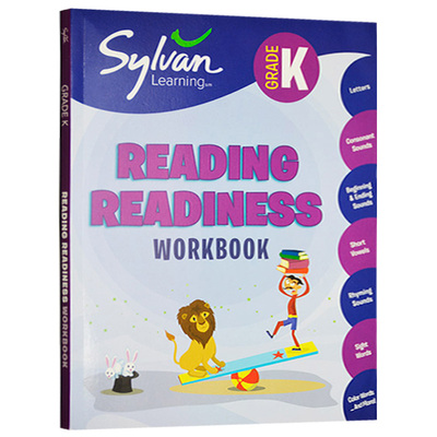 进口英文原版 Kindergarten Reading Readiness 幼儿启蒙早教练习册 阅读技巧