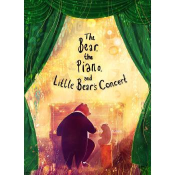 现货 进口英文原版 The Bear the Piano and Little Bear's Concert David Litchfield  熊 钢琴和小熊的演奏会 艺术插画绘本