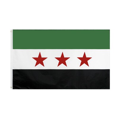 极速90x150cm hThree Stars 1930 Old Syria Republic Flag For D