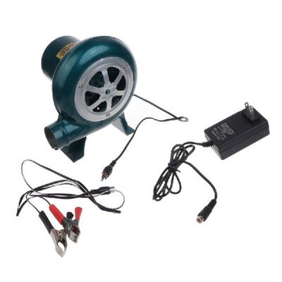 极速BBQ Bleower Charcoal Chimney Starter BBQ Fan Electric Ai
