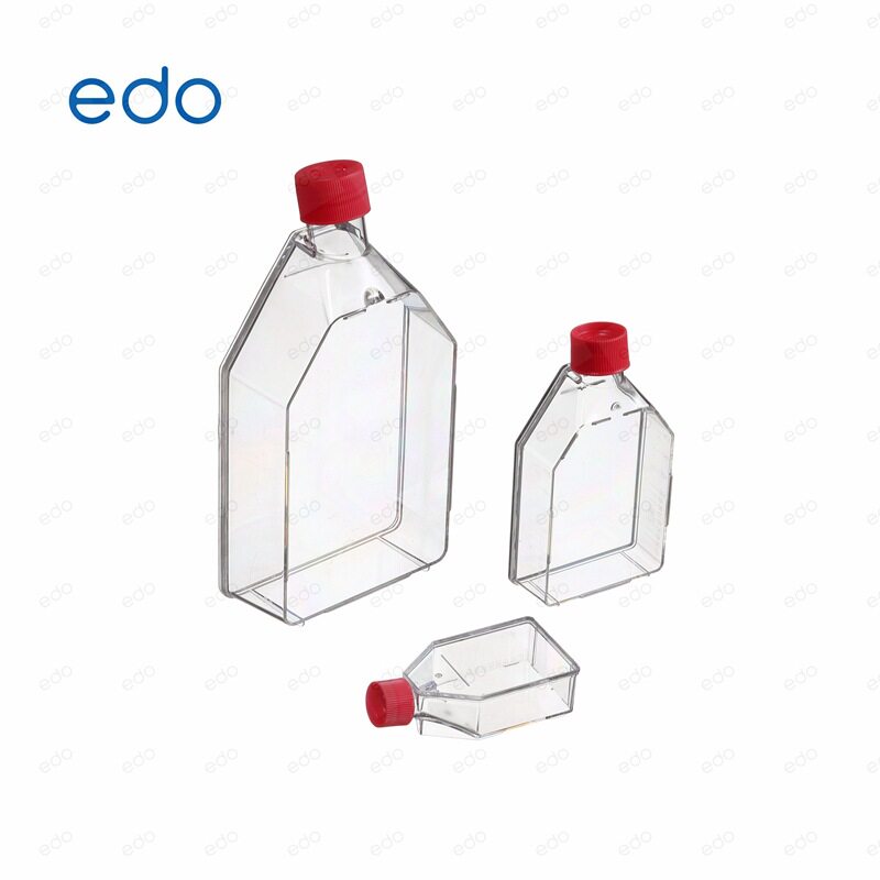 EDO 细胞培养瓶,等离子处理,T75, 75cm?,透气盖 5个/袋,18袋/箱