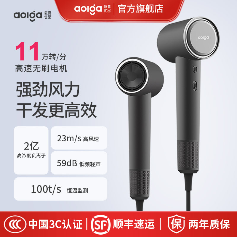 Aolga 欧嘉优品高速吹风机家用速干大风力负离子恒温护发吹风DF21