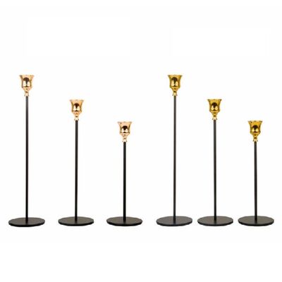 极速3Pcs/Set Metal Carndle Holders Decorative Candlesticks